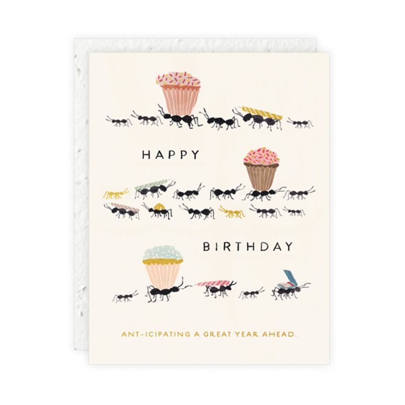 Ants Birthday Card