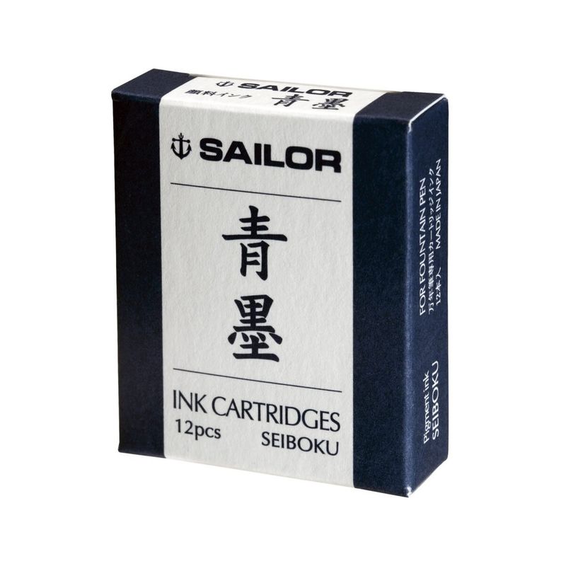 Sailor Seiboku Pigment Deep Blue Ink Cartridges