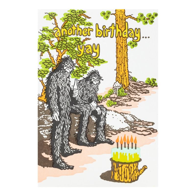 Another birthday... yay Letterpress Card