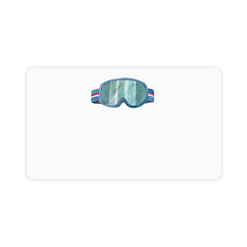 Ski Goggles Little Notes