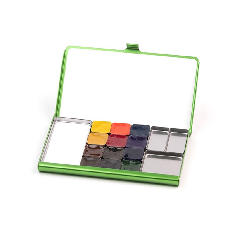 TRAVELER’S COMPANY Art Toolkit – Green Pocket Explore Palette Plus