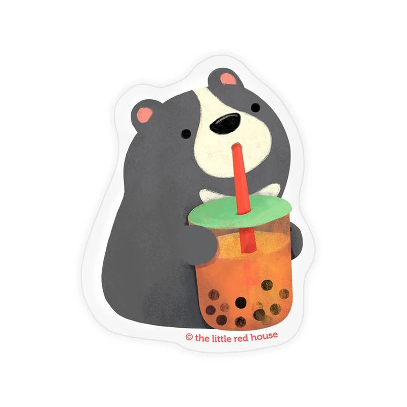Boba Bear Sticker