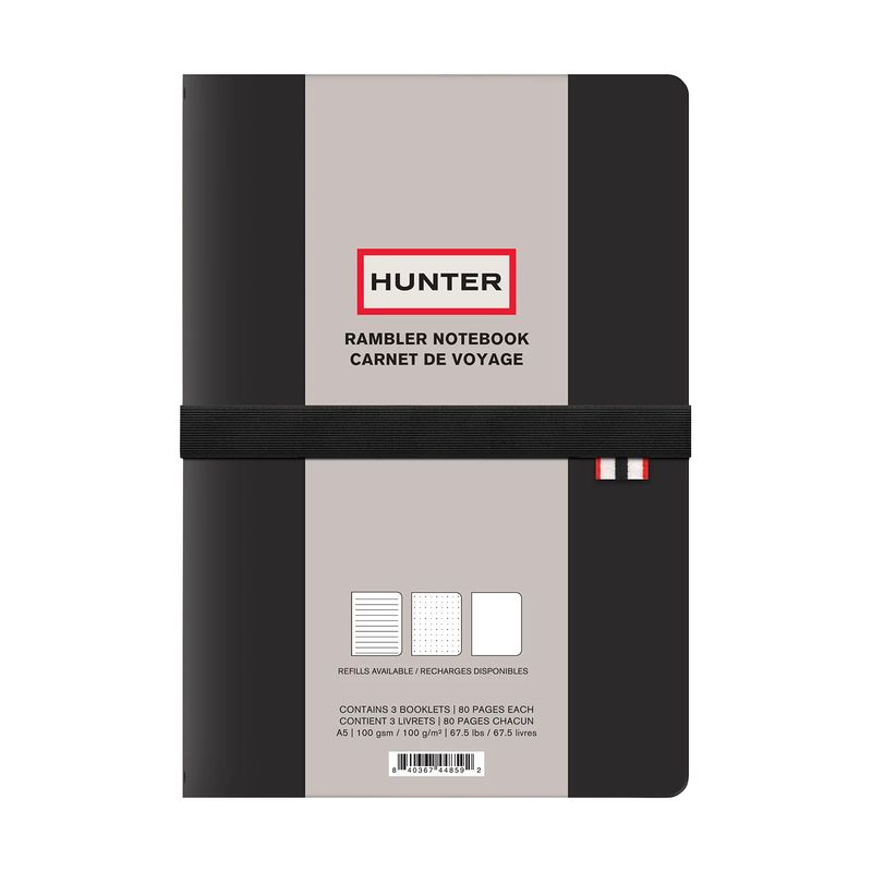 Hunter Rambler Refillable Notebook - Black