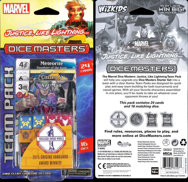 Dice Masters: Justice, Like Lightning Team Pack