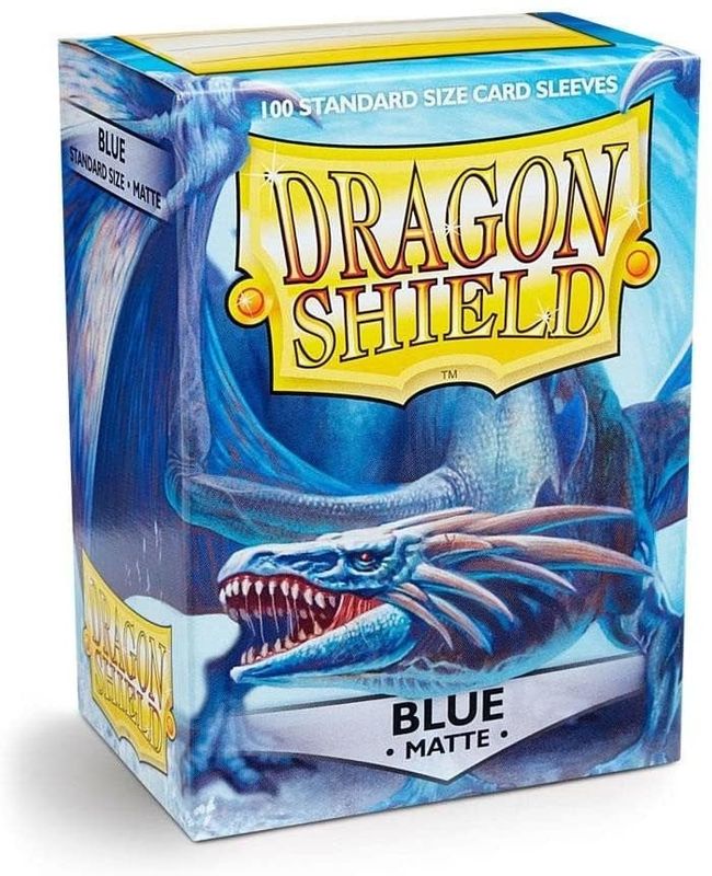Dragon Shields: (100) Matte Blue