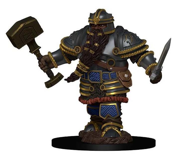 Dungeons & Dragons Icons of the Realms Premium Figures: W2 Dwarf Male ...