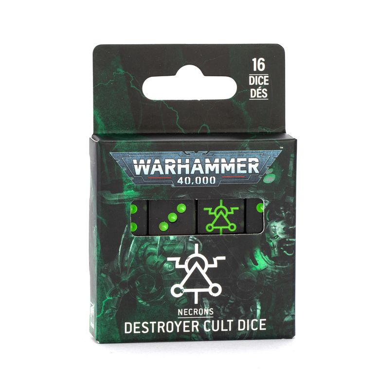 D6: Warhammer 40000: Necrons: Destroyer Cult Dice