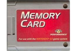 Memory Card | Performance | Nintendo 64