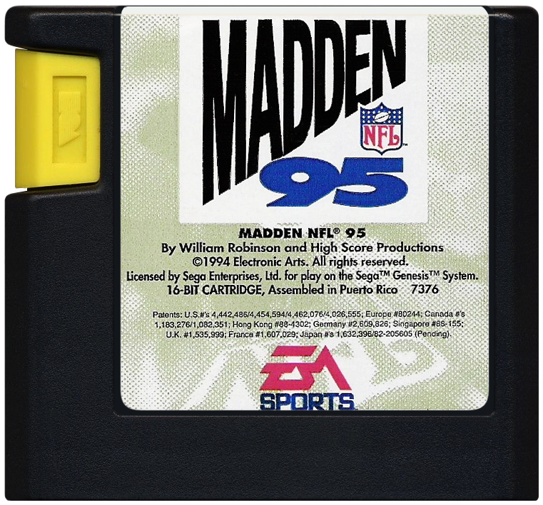 Madden NFL '95 | Sega | Sega Genesis