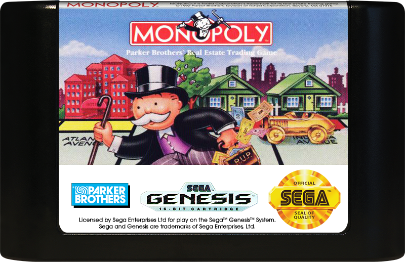 Monopoly | Sega | Sega Genesis