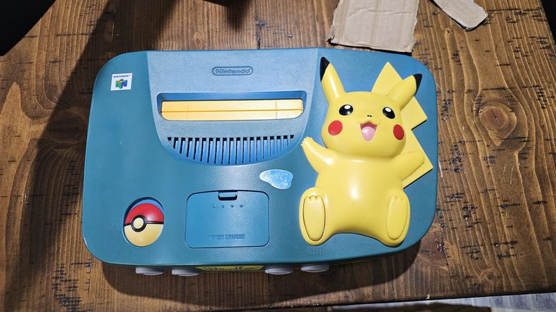 Pikachu Blue Console | Nintendo | JP Nintendo 64