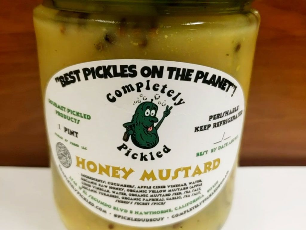 Honey Mustard Pickles
