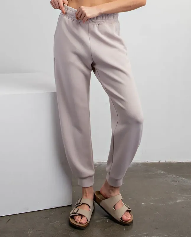 P6292 RAE MODE POLY SPANDEX SCUBA JOGGER PANTS