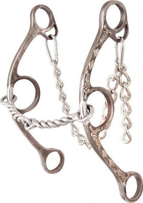 BBIT2LSG21SS SHERRY CERVI TWISTED WIRE LONG SHANK GAG BIT