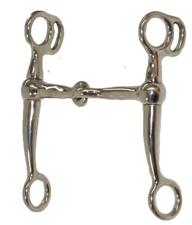 DR039 REINSMAN STAINLESS STEEL TOM THUMB PONY BIT