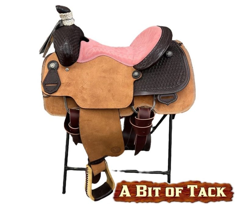 14.5" Circle Y Medina Breakaway Rope Saddle - Wide Fit