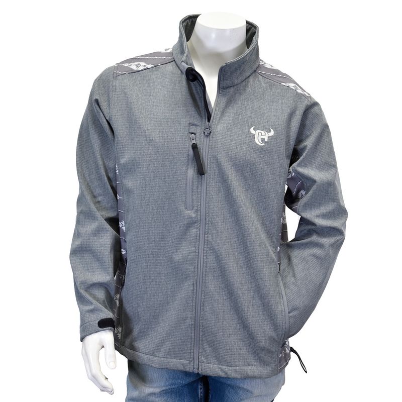 COWBOY HARDWARE TONAL AZTEC POLY SHELL JACKET