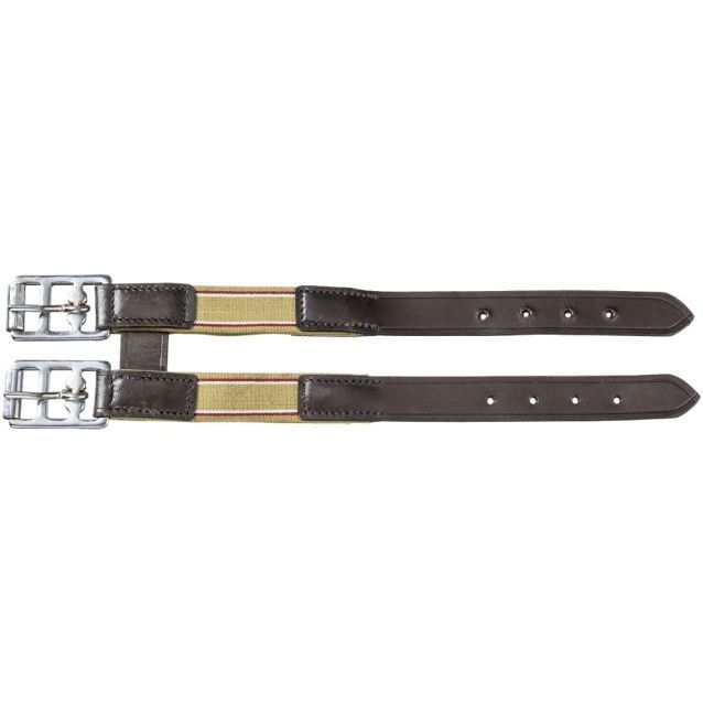 TOUGH 1 EQUITARE LEATHER GIRTH EXTENDER WITH ELASTIC