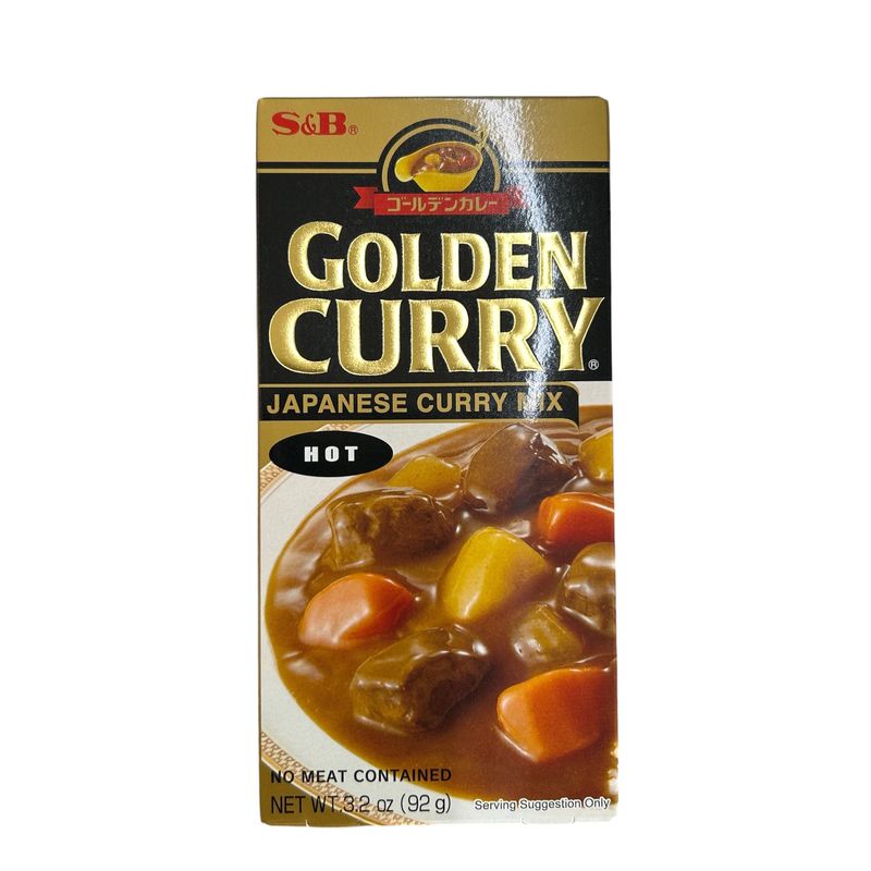 S&B Golden Curry Hot S/Curry Roux 92g