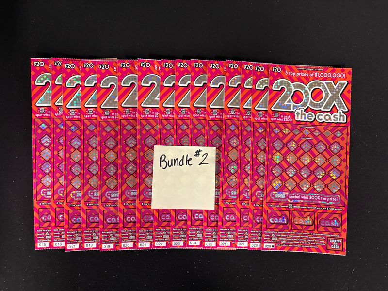04.11.25 $300 200X THE CASH LOTTERY TICKETS! Bundle 2