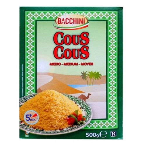 Couscous moyen Bacchini ; boîte 500g