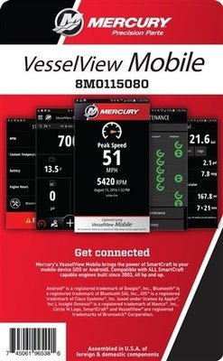 Mercury MerCruiser Displays and Gateways, VesselView Mobile