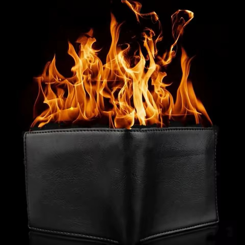 Leather Magic Fire Wallet