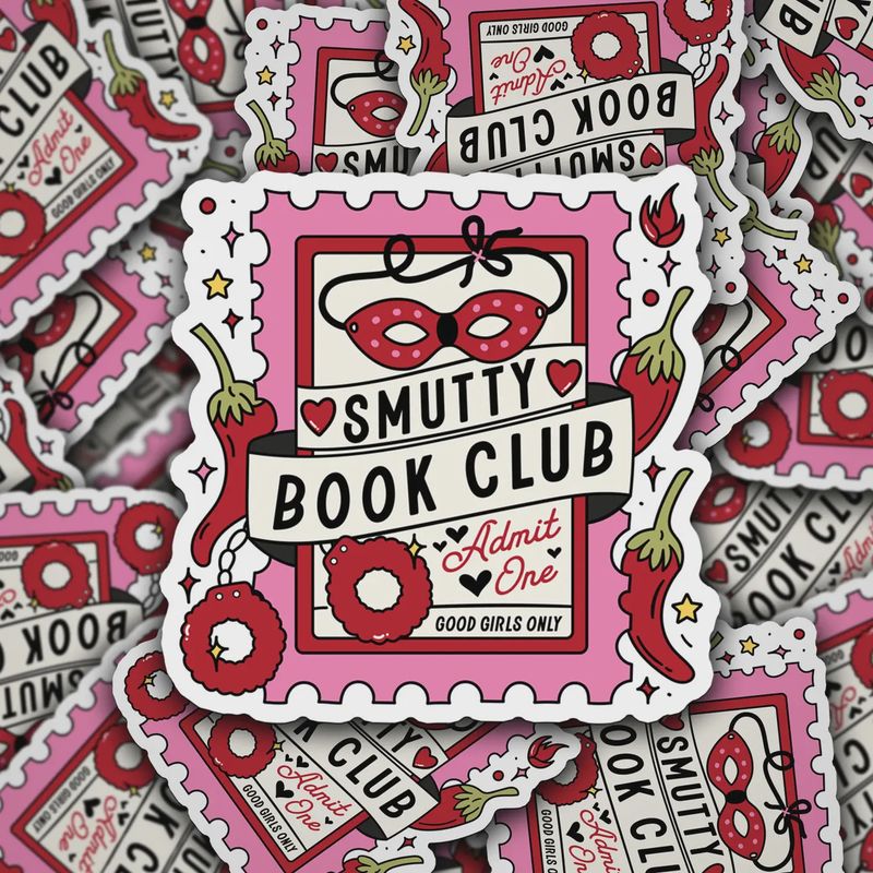 Smutty Book Club Sticker