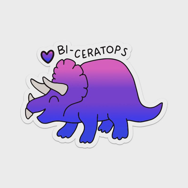 Bi-Ceratops Sticker