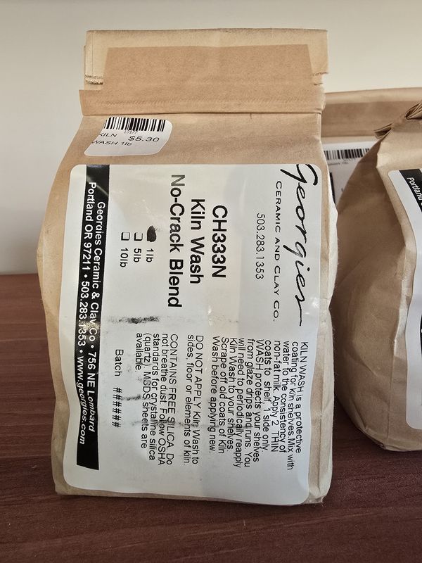 KILN WASH 1lb No Crack