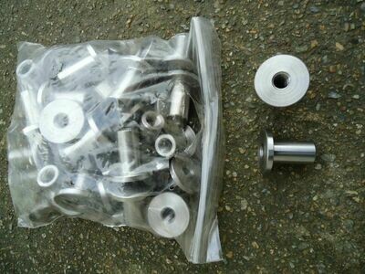 Steel Weld In Female Fitting Bush M8 - Weld in Threaded Inserts M8 x ...