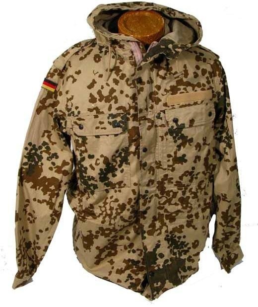 German Army Genuine Desert Tropentarn Camouflage Parks Jackets
