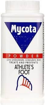 Mycota Athletes Foot Powder 70g - Treats and prevents Athlete's Foot