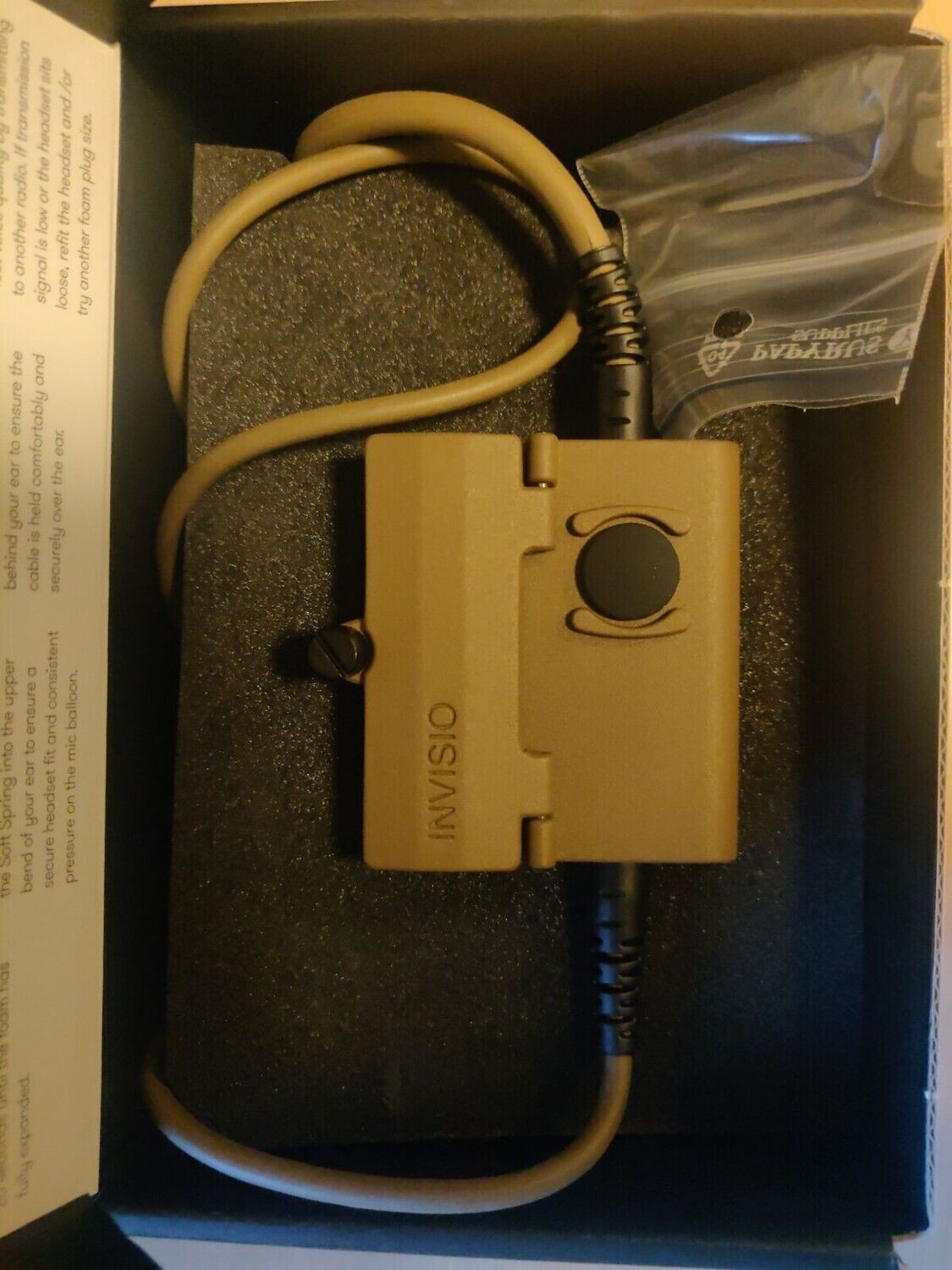 British Army Invisio S10 Tactical Hearing Protection System (THPS ...