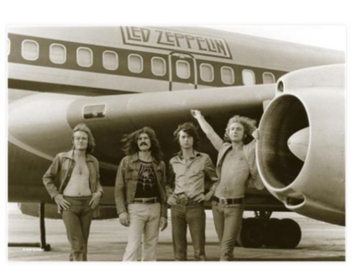 HFL0728 Led Zeppelin Airplane Flag