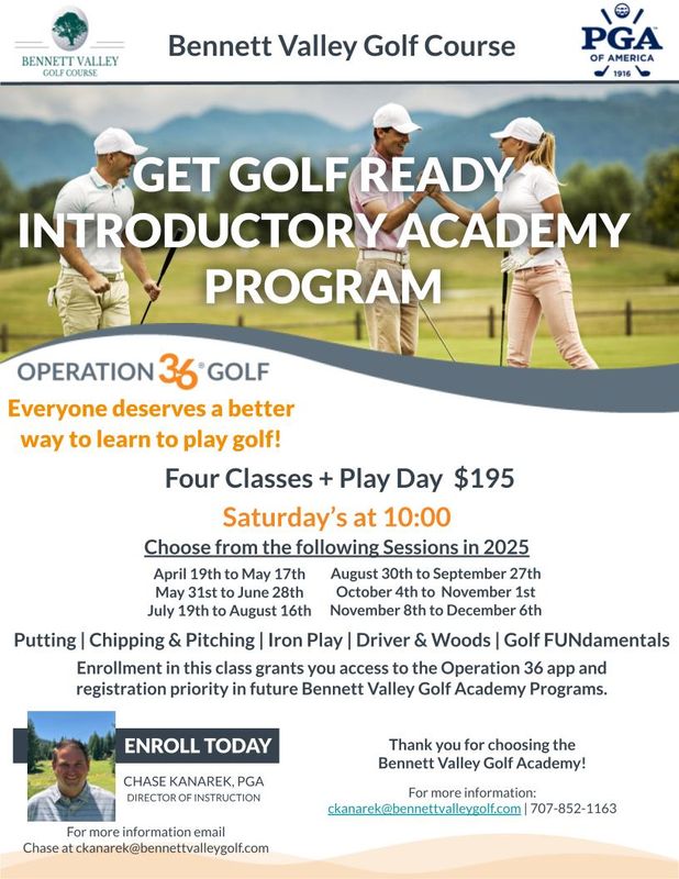 Get Golf Ready Beginners | Choose your Session | Saturdays at 10am