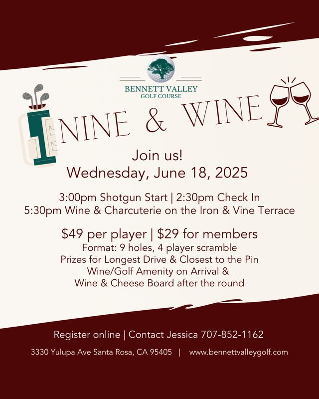 Nine & Wine | June 18, 2025