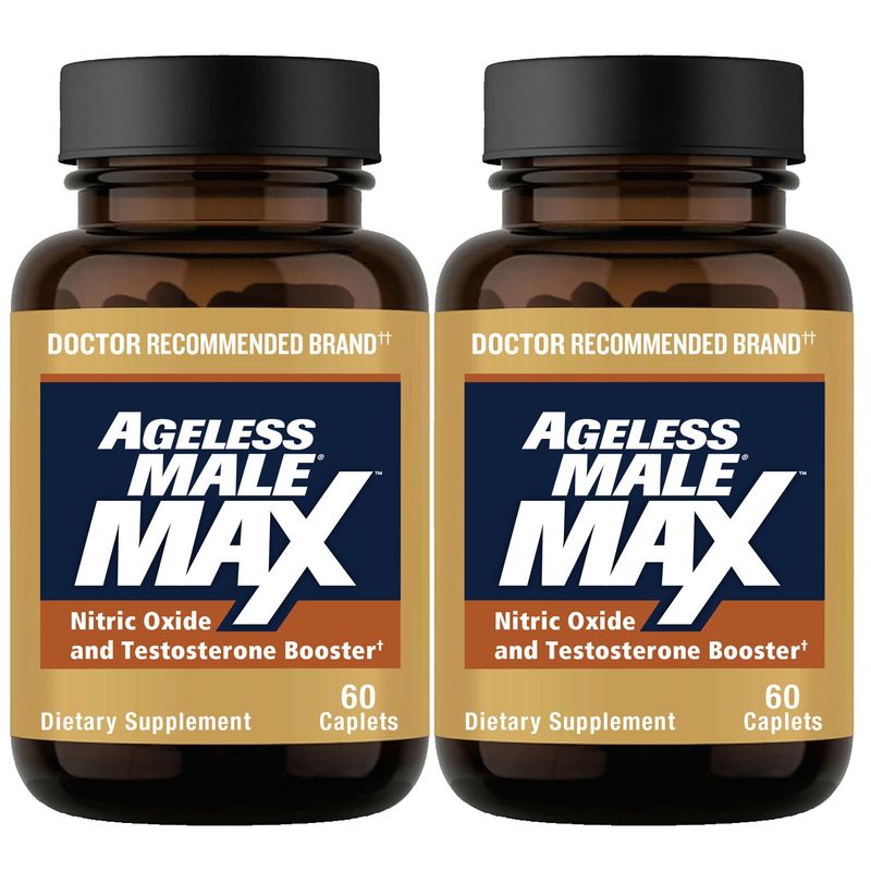 مكمل غذائي لتعزيز هرمون التستوستيرون من Ageless Male Max للرجال