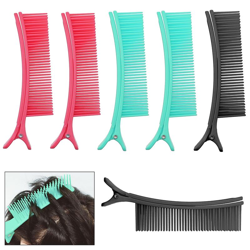 6 PACK Grip Alligator Clips for Hair Sectioning, Styling, Haircuts ...