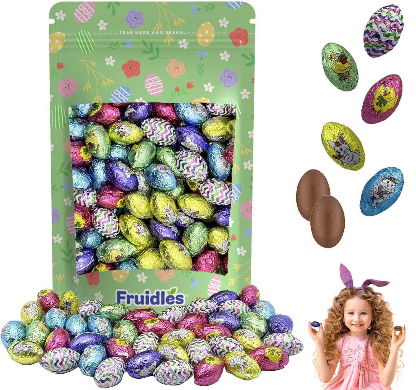 Easter Double Crisp Eggs Milk Chocolate, Happy Easter Day Eggs, Party ...