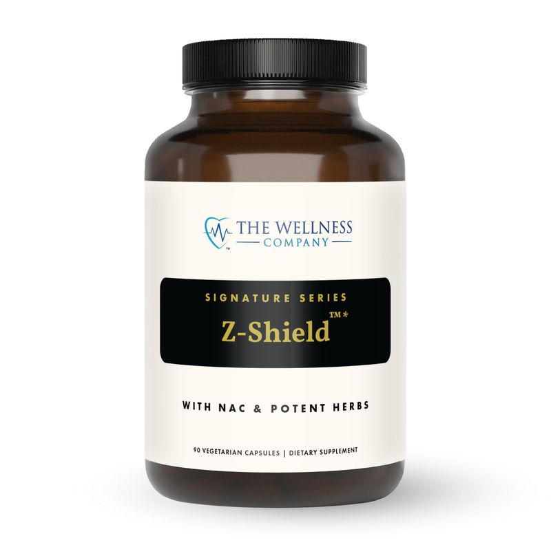 The Wellness Company Z-Shield 90 Capsules Detox Support Formula with St ...