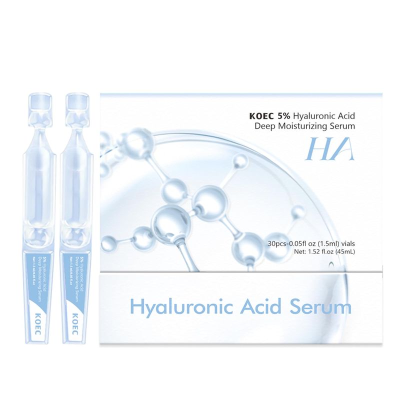 5 Hyaluronic Acid Serum Ultra-Moisturizing Vials,Hyaluronic Acid Facial ...