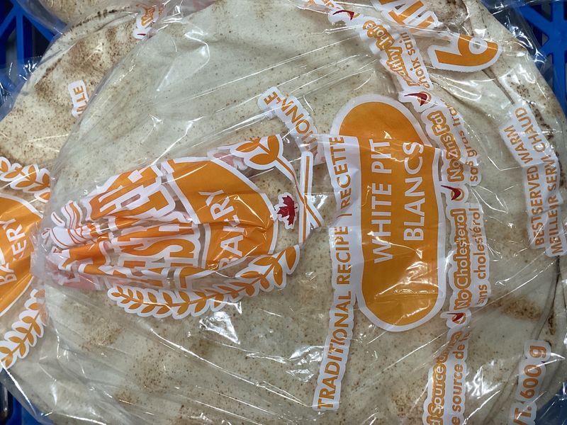 Fresh White Pita- large