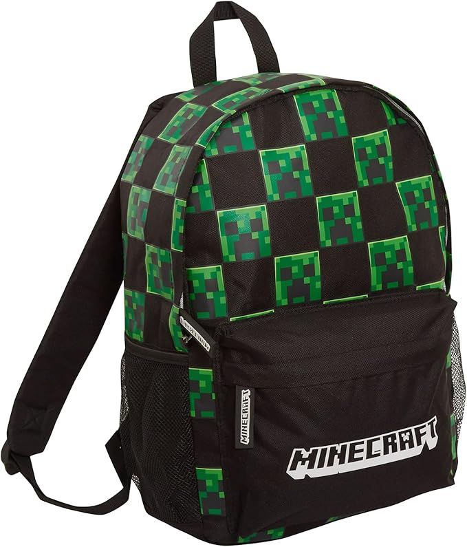 Minecraft Creeper Gamer Backpack for Kids Adults Laptop Backpack Gift ...