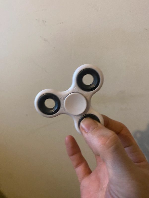 White Fidget Spinner