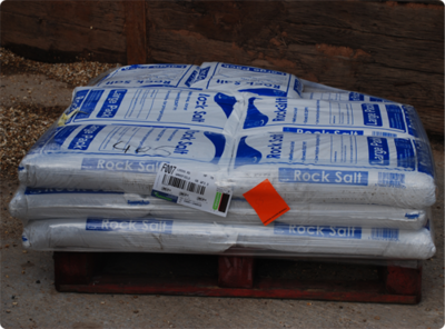 Rock Salt 20 x 25kg bags | Topsoil