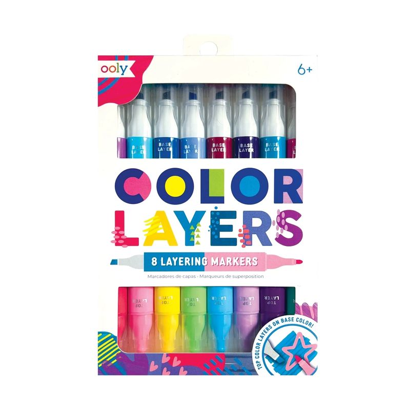 Color Layer Double Ended Layering Markers