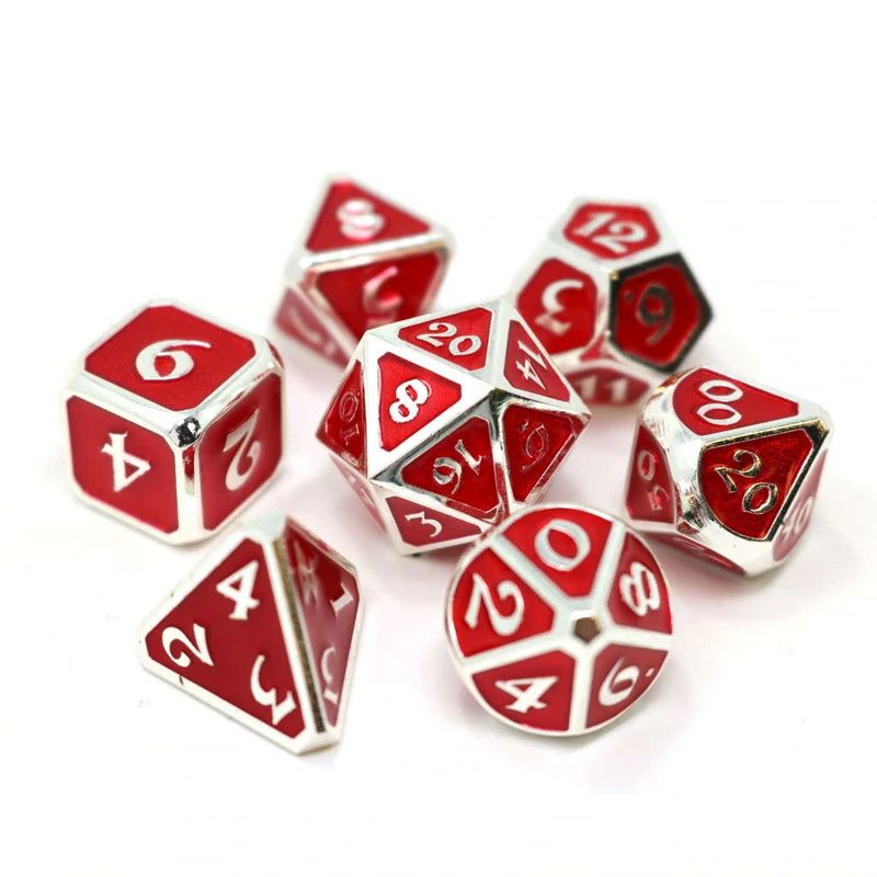 MYTHICA DICE SET 7 RUBY PLATINUM