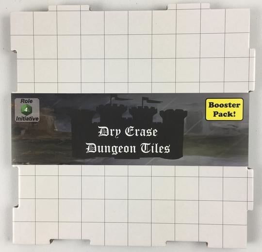 DRY ERASE DUNGEON TILES: BOOSTER PACK - WHITE