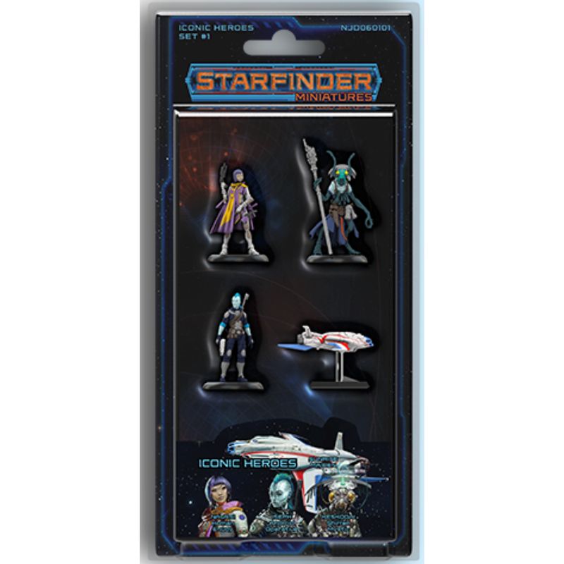 MINIS: STARFINDER BATTLES: ICONIC HEROES SET 1